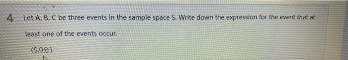 Solved If A and B are disjoint events, P(A)=0.3 and | Chegg.com