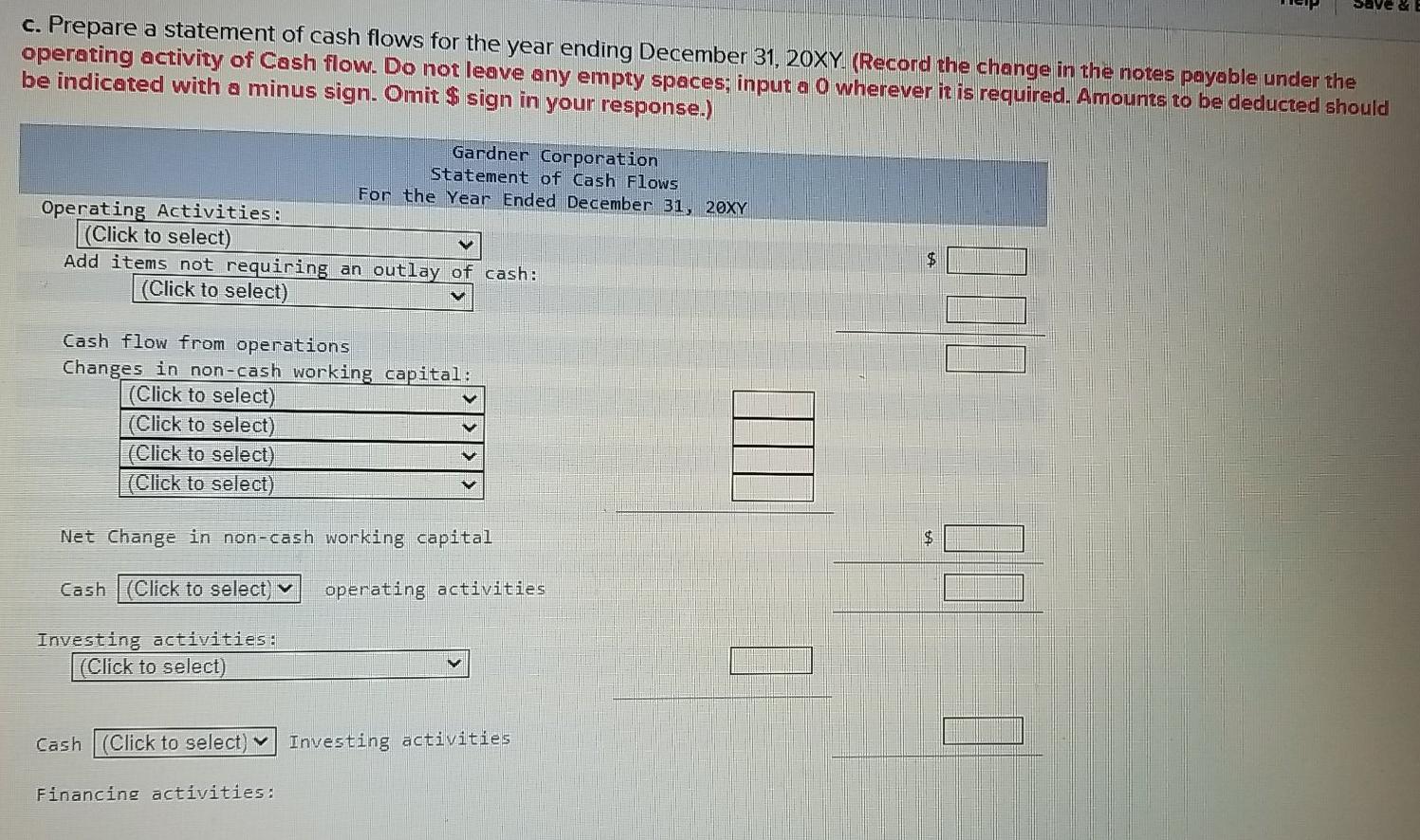 Solved Help Save & Exit Subr For December 31, 20XX, the | Chegg.com