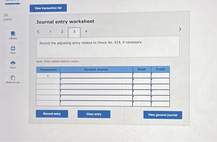 Solved 1 Record the adjusting entry related to outstanding | Chegg.com