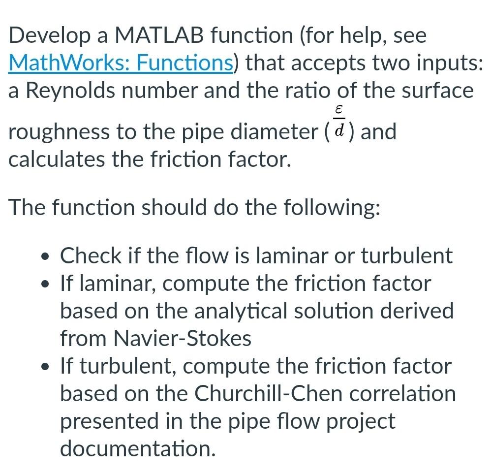 Solved Develop a MATLAB function (for help, see MathWorks: | Chegg.com
