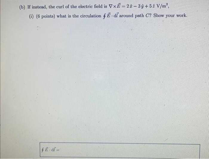 Solved 2. (24 points) Considering electric field E in free | Chegg.com
