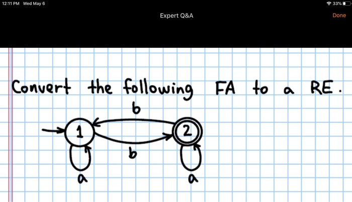 Solved Correction: The following is a DFA. This DFA must be | Chegg.com