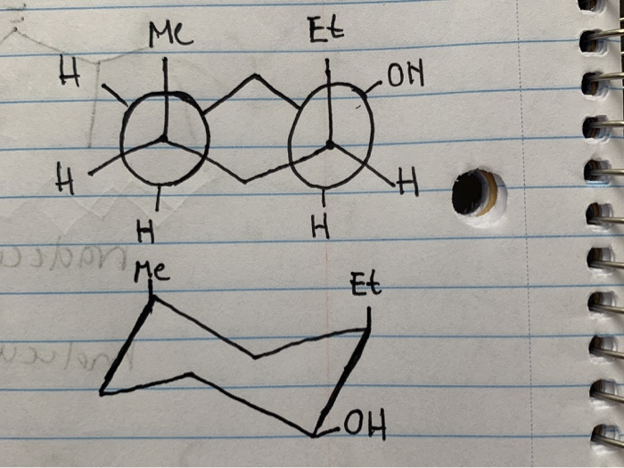 Solved is this the correct chair representation of the | Chegg.com