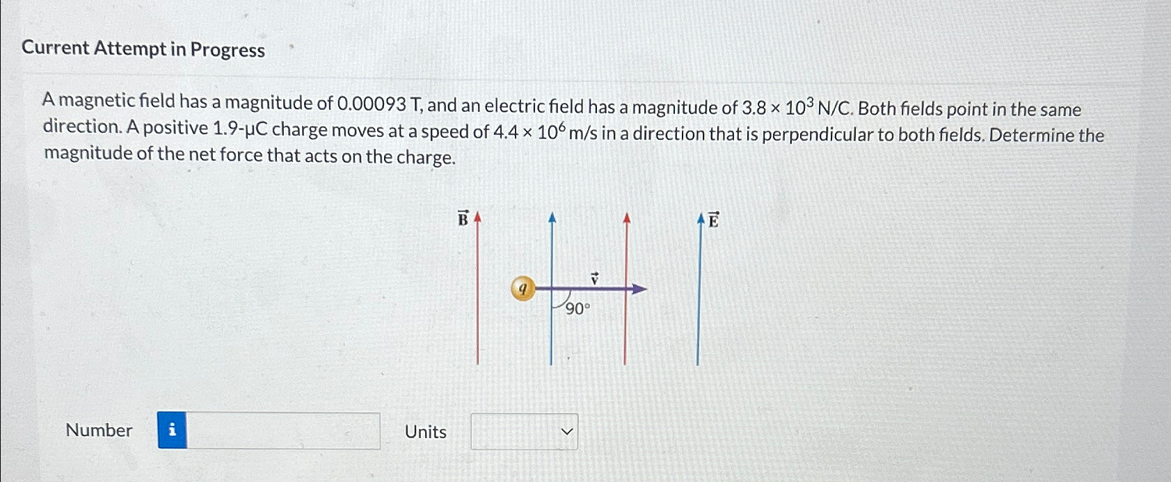 Solved Current Attempt in ProgressA magnetic field has a | Chegg.com