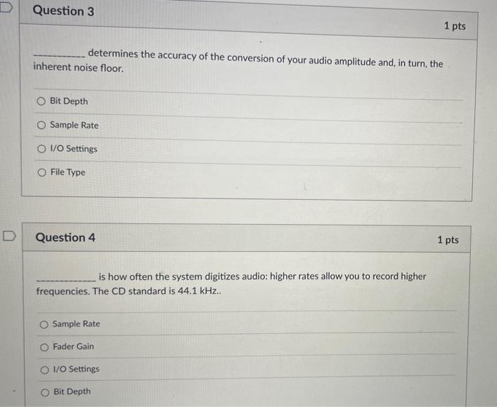 Solved allows you to choose the format of the audio files | Chegg.com