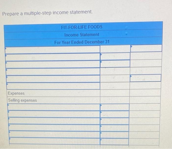 Solved Exercise 5-18 (Algo) Preparing a multiple-step income | Chegg.com