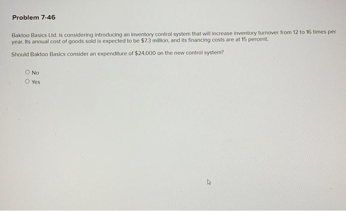 Solved Baktoo Basics Lit. Is considering introducing an | Chegg.com