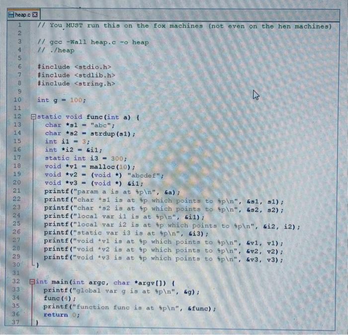 Solved I. What is the output from the C program below? You | Chegg.com