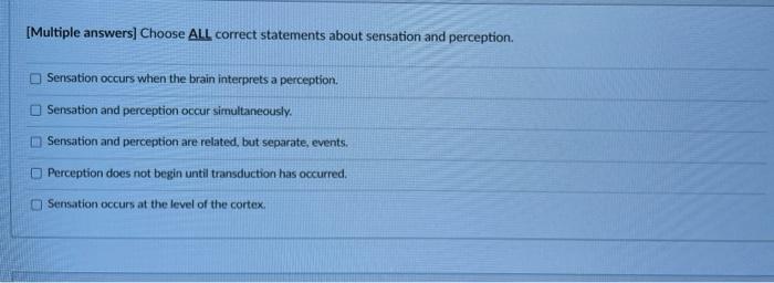Solved [Multiple answers] Choose ALL correct statements | Chegg.com