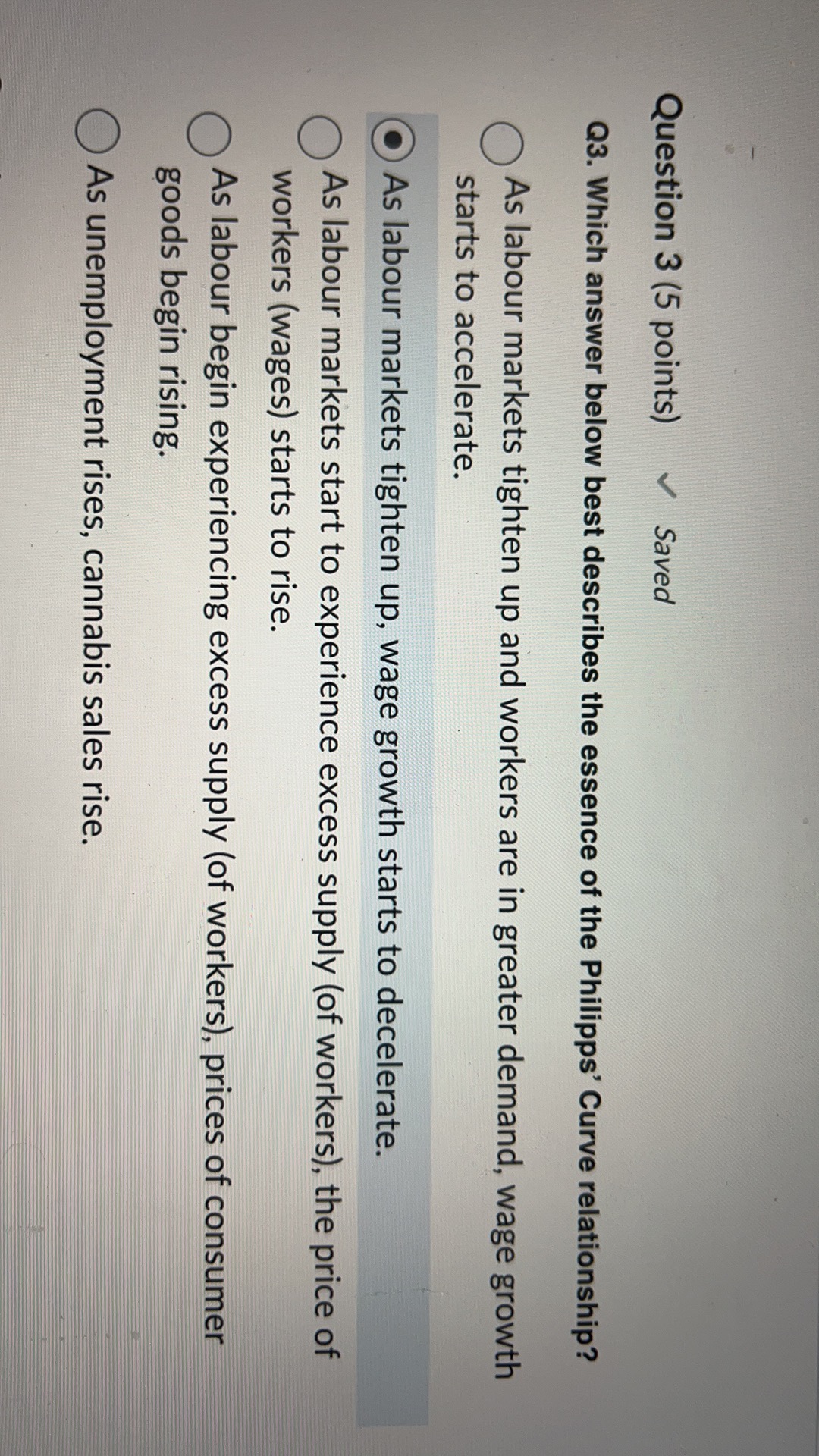 Solved Question 3 (5 ﻿points)Q3. ﻿Which answer below best | Chegg.com