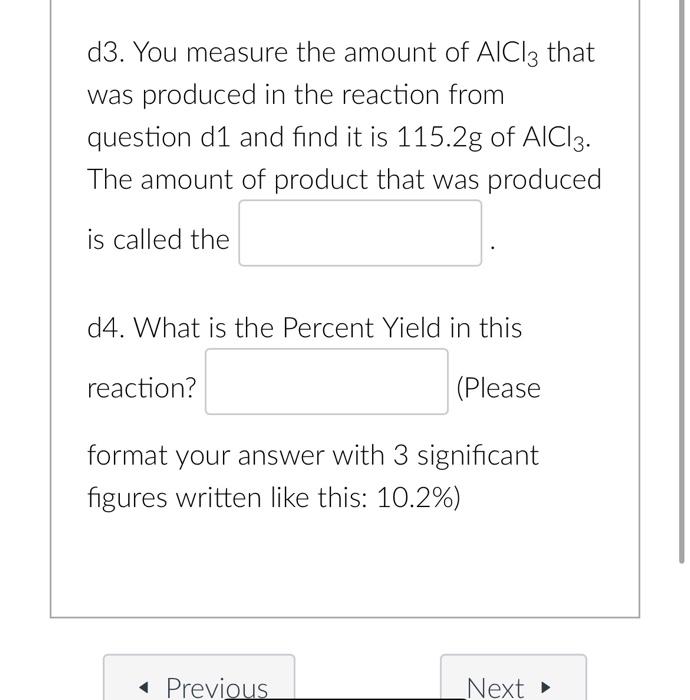 Solved Look at the following reaction: 2Al(s)+3Cl2(g) 2AlCl3 | Chegg.com