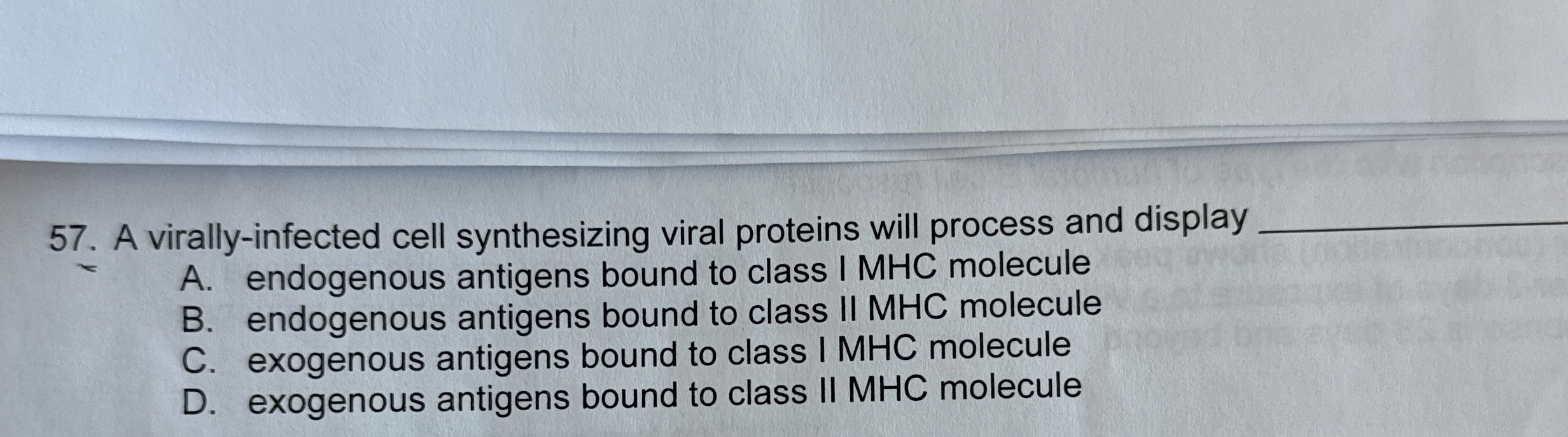 Solved A virally-infected cell synthesizing viral proteins | Chegg.com