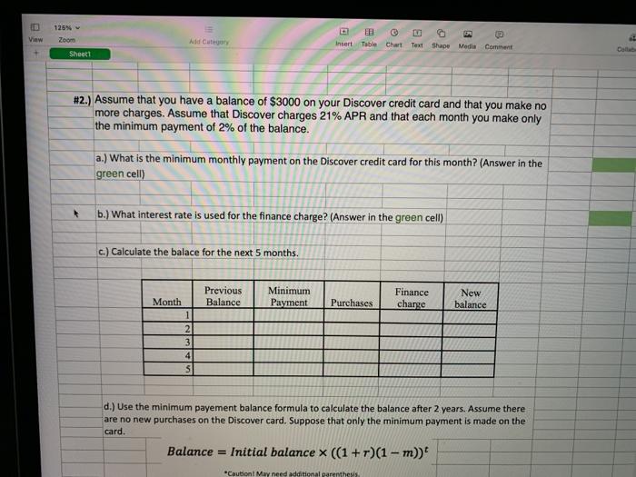 Solved View 125% Zoom Sheet1 All Cat Insert Table Chart Text | Chegg.com