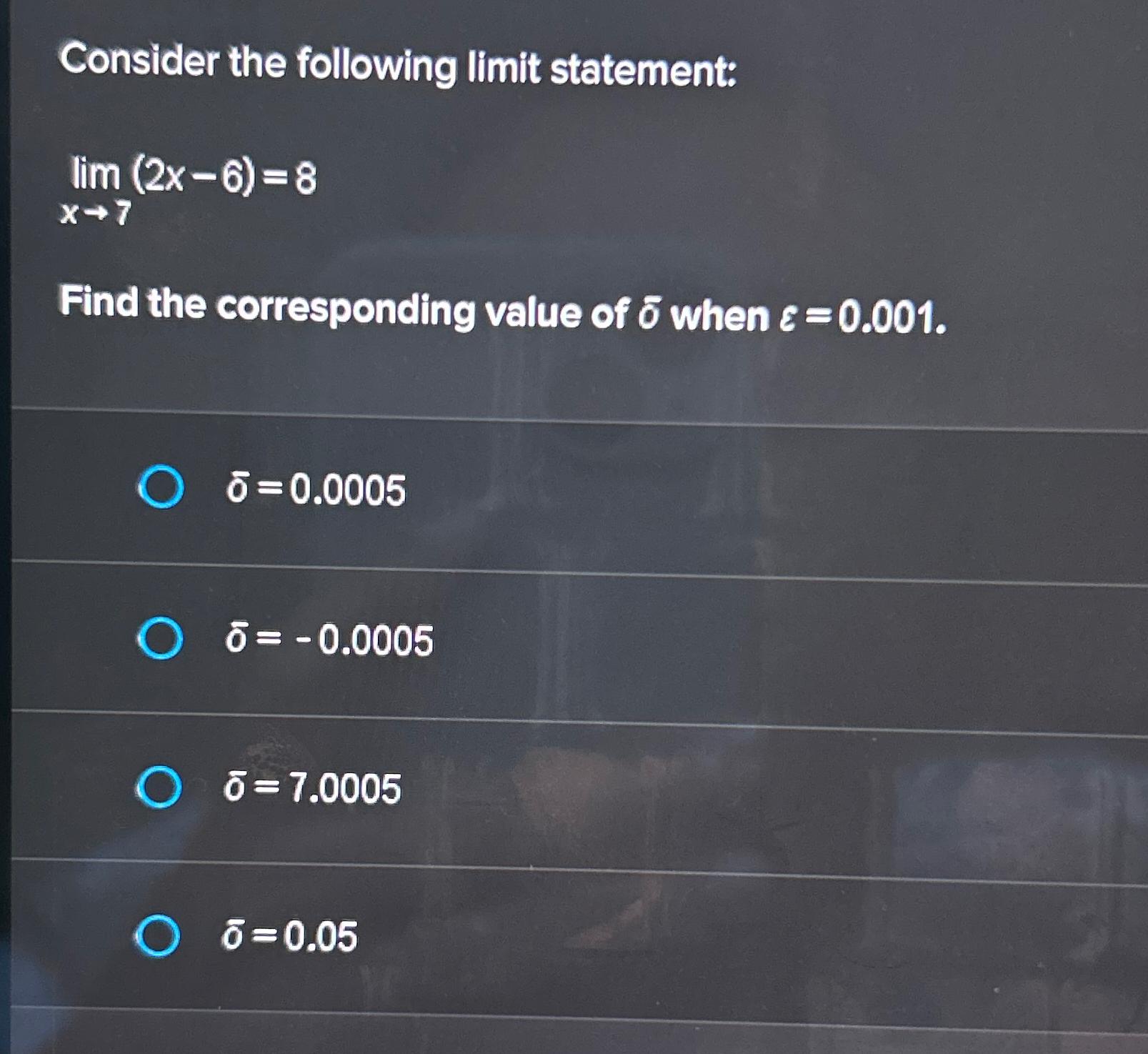 Solved Consider the following limit | Chegg.com