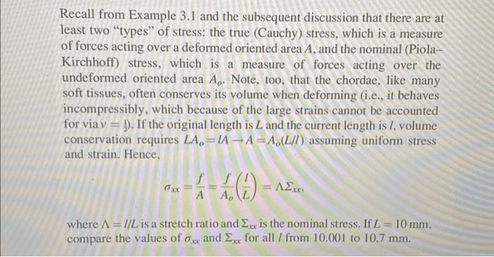 Solved Recall from Example 3.1 and the subsequent discussion | Chegg.com