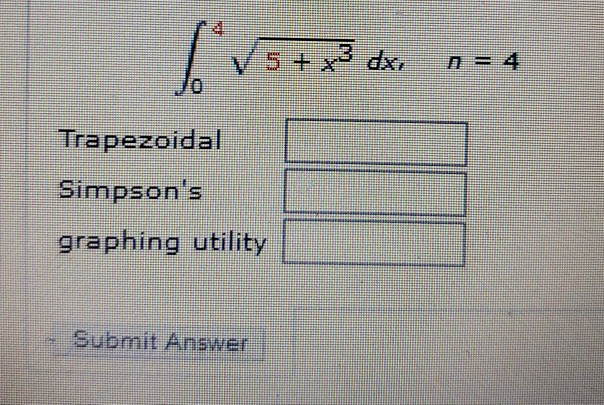 Solved Approximate the definite integral using the trapezoid | Chegg.com