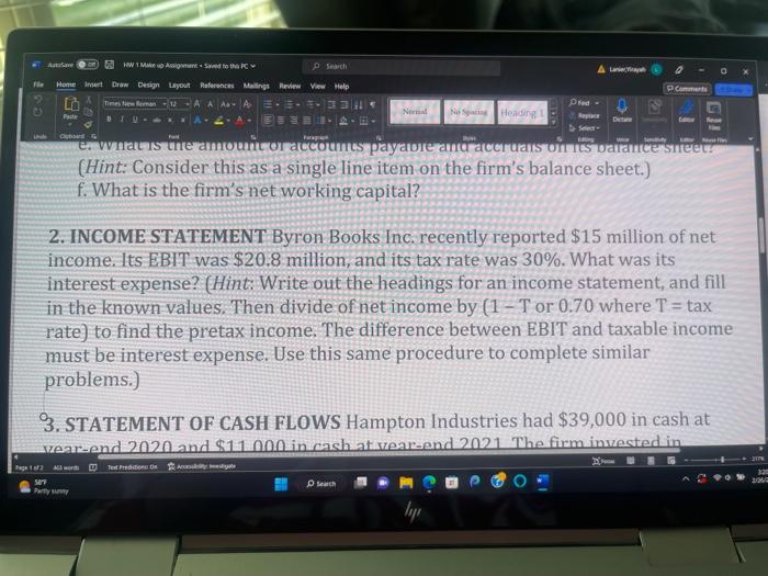 Solved (Hint: Consider this as a single line item on the | Chegg.com