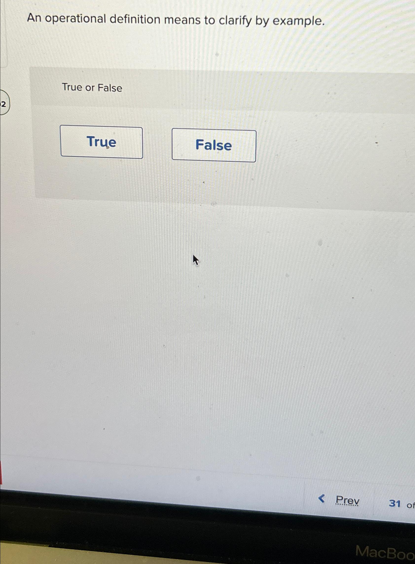 Solved An operational definition means to clarify by | Chegg.com