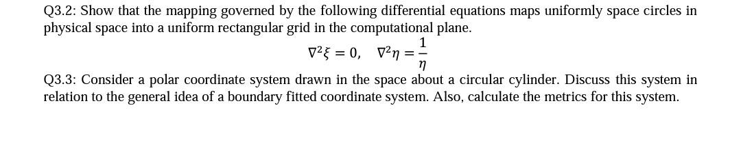 Solved Q3.2: Show that the mapping governed by the following | Chegg.com