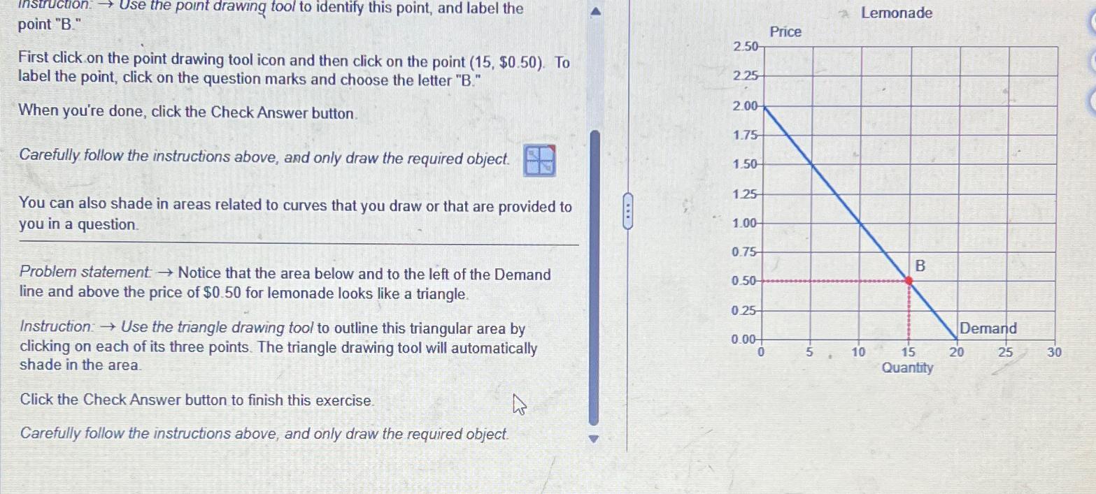 Solved Instuction → ﻿Use the point drawing tool to identify | Chegg.com