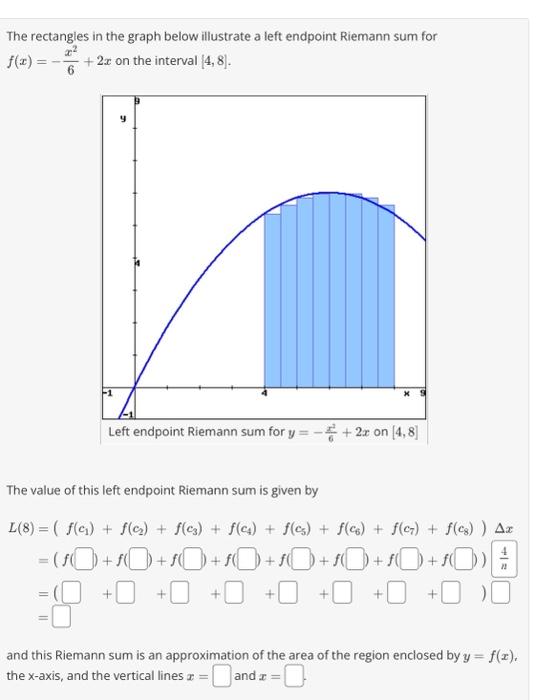 Solved The rectangles in the graph below illustrate a left | Chegg.com
