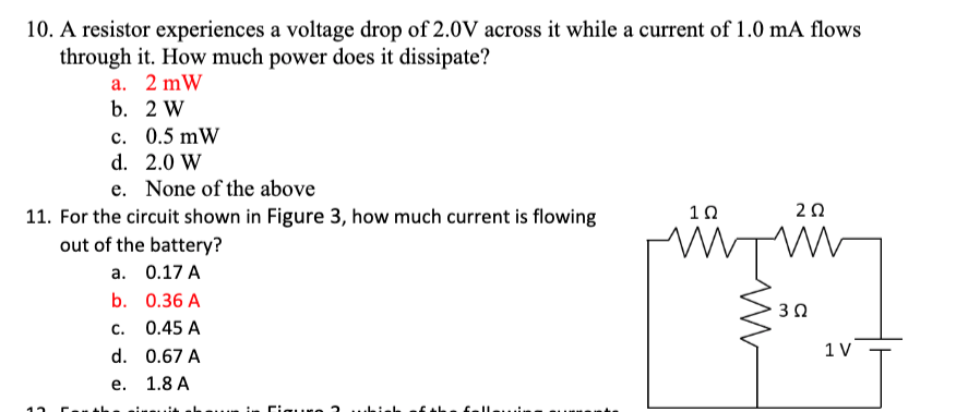 Solved Please explain how to solve for question 10.) ﻿and | Chegg.com