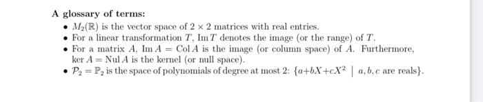 Solved Problem 3 (4pts each). Construct examples with the | Chegg.com