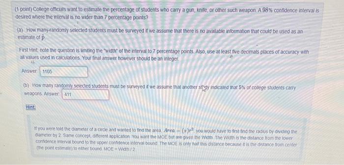 Solved A person would like topreate a 99% confidence | Chegg.com