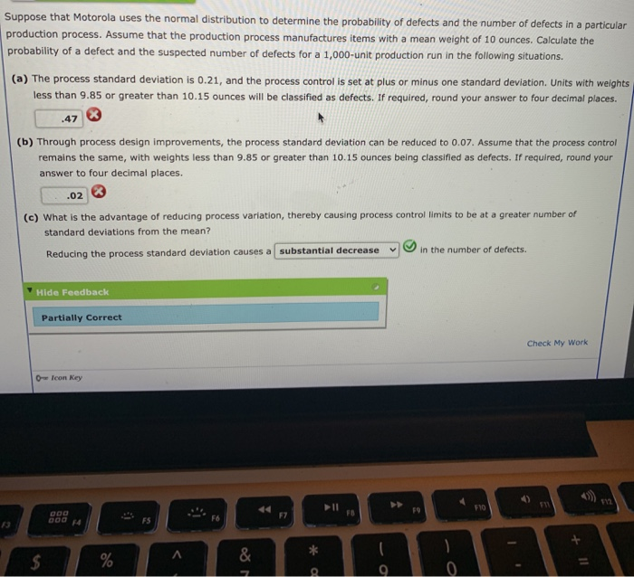Solved Suppose that Motorola uses the normal distribution to | Chegg.com