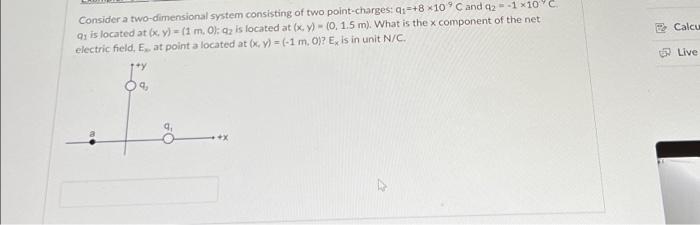 Solved Consider a two-dimensional system consisting of two | Chegg.com