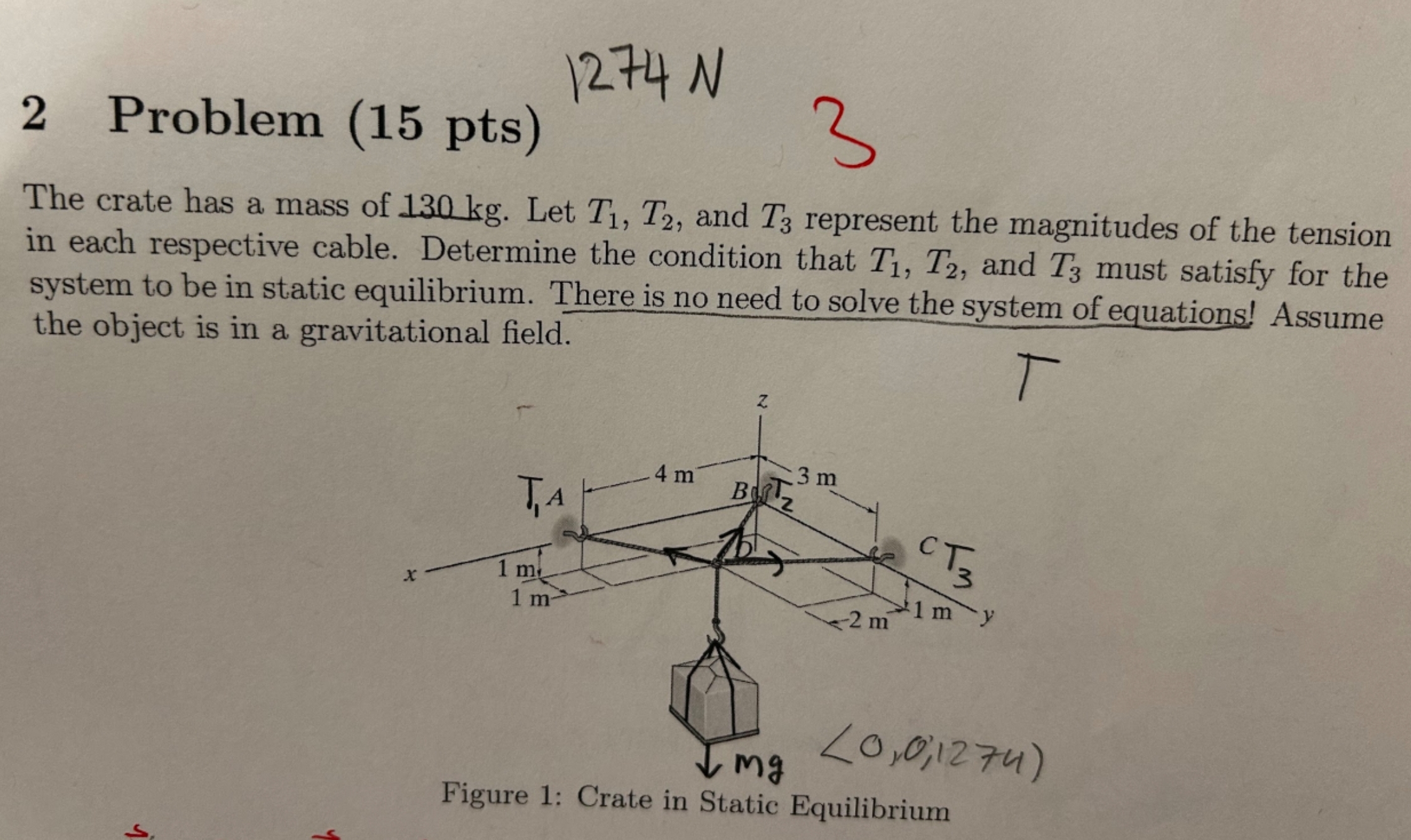 statics question please help2 ﻿Problem | Chegg.com