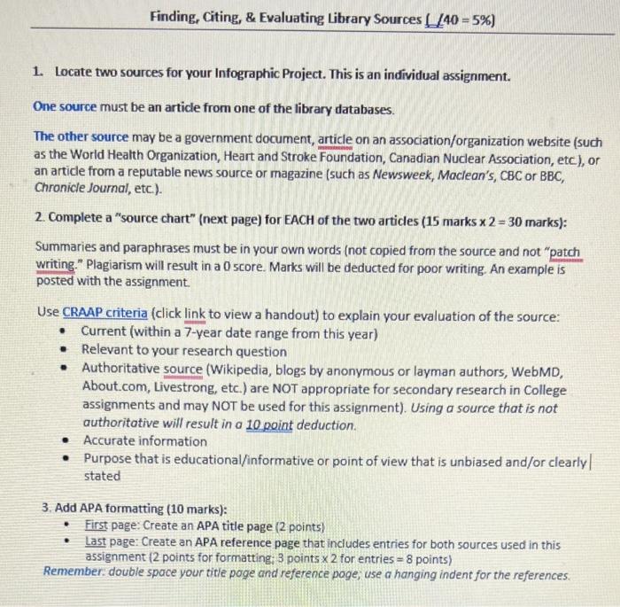 Finding, Citing, \& Evaluating Library Sources | Chegg.com