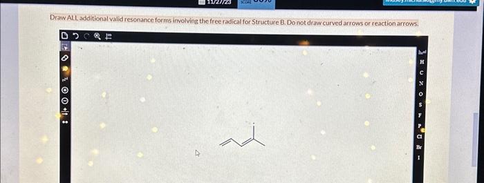 Solved Draw ALL. additional valid resonance forms imvolving | Chegg.com