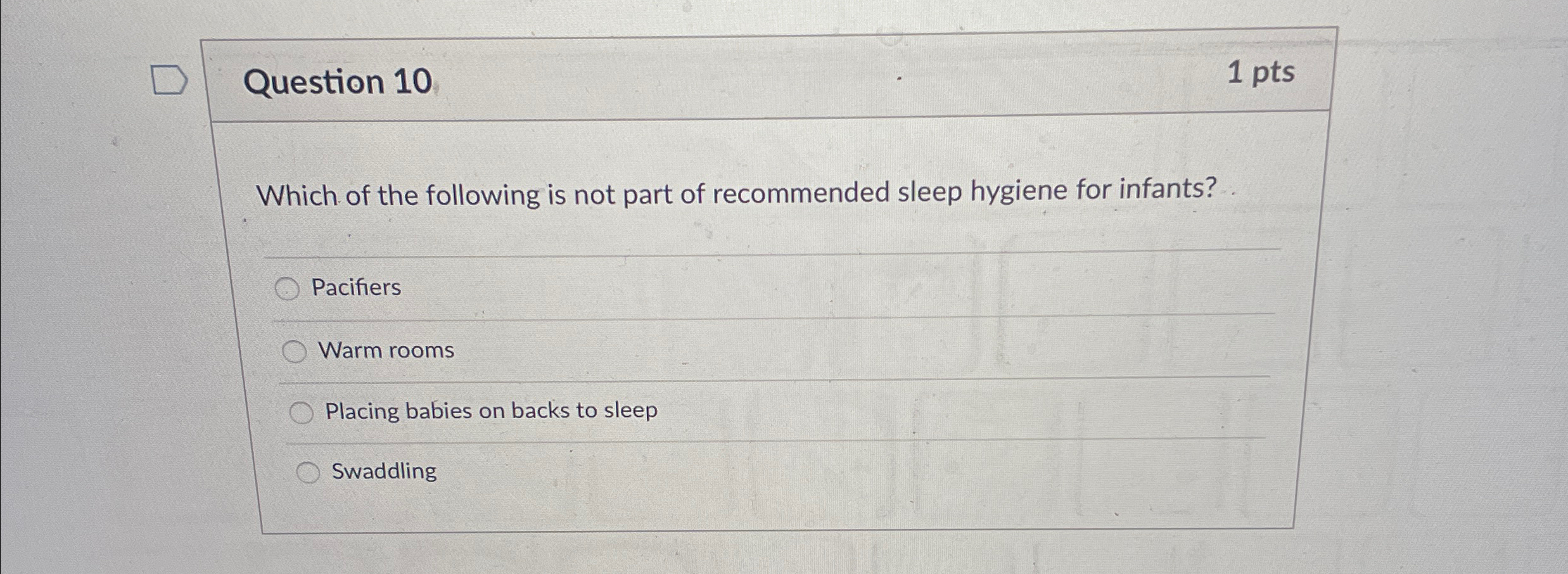 Solved Question 101 ﻿ptsWhich of the following is not part | Chegg.com