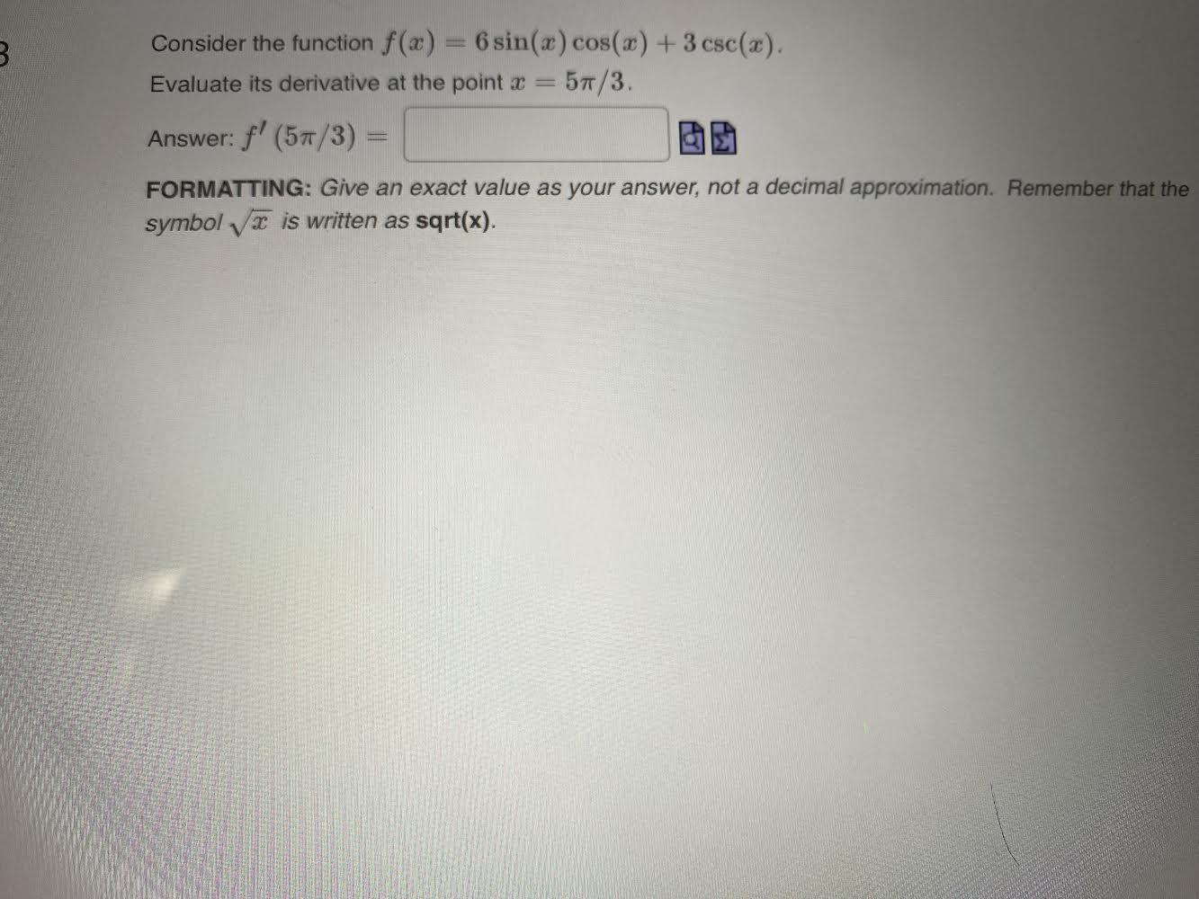Solved Consider the function | Chegg.com