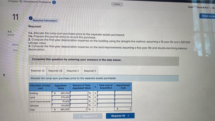 Solved Chapter 10: Homework Problems Help Save & Eat Subm 11 | Chegg.com