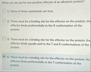 Solved What can we say for any positive effector of an | Chegg.com