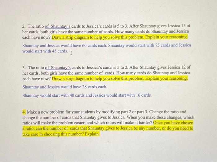 Solved 4. Make a new problem for your students by modifying | Chegg.com