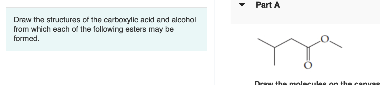 Solved Draw the structures of the carboxylic acid and | Chegg.com