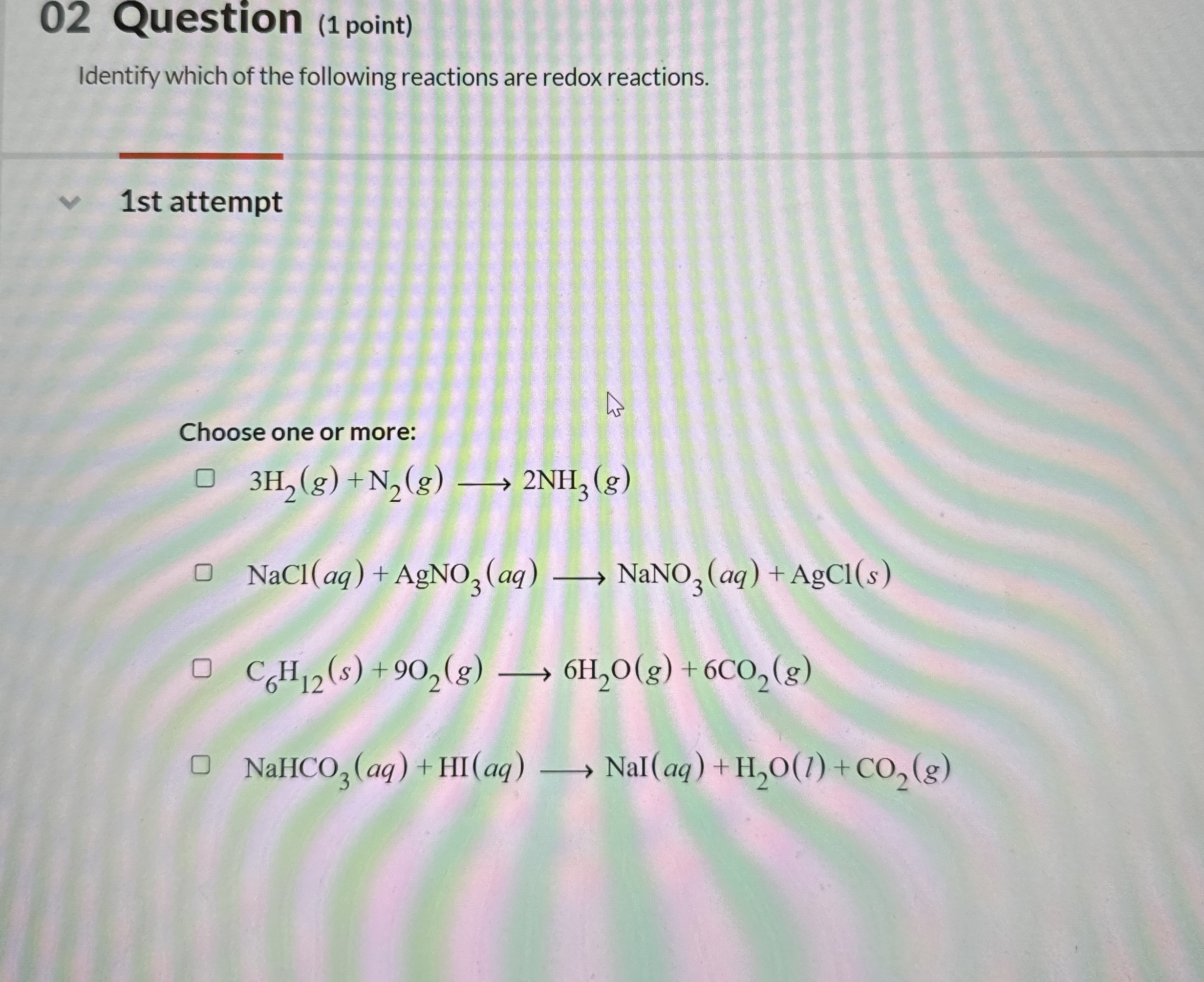 High Quality SOLUTION 02 ﻿Question (1 ﻿point)Identify which of the | Chegg.com