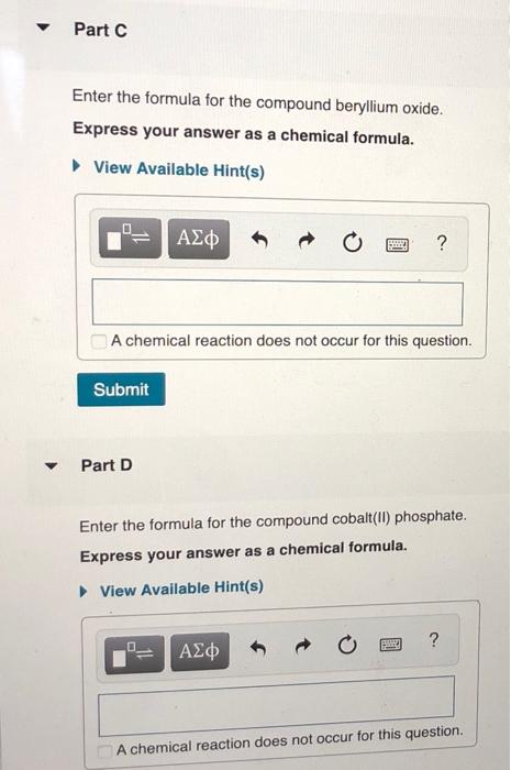 Solved Part A Give the systematic name for the compound | Chegg.com
