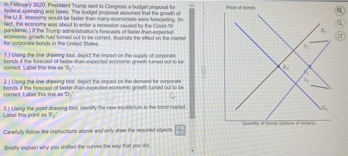 Solved In February 2020, President Trump sent to Congress a | Chegg.com