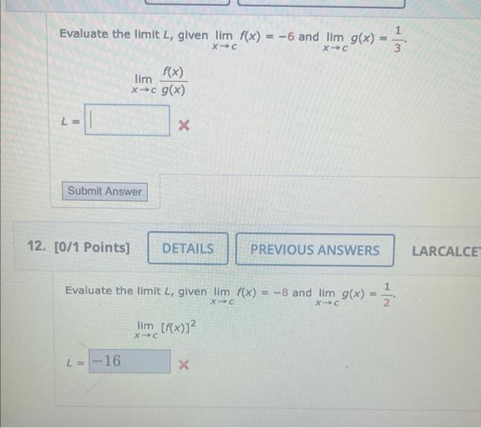 Solved Find the limit L. [HINT: | Chegg.com