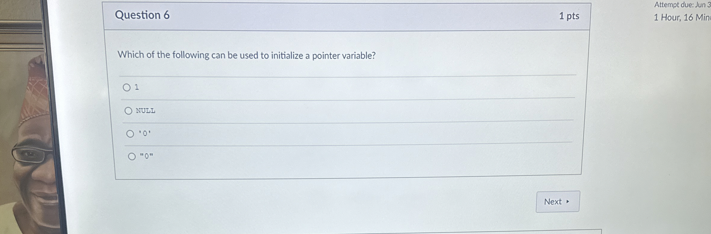 Solved Question 61 ﻿ptsAttempt due: Jun 3Which of the | Chegg.com