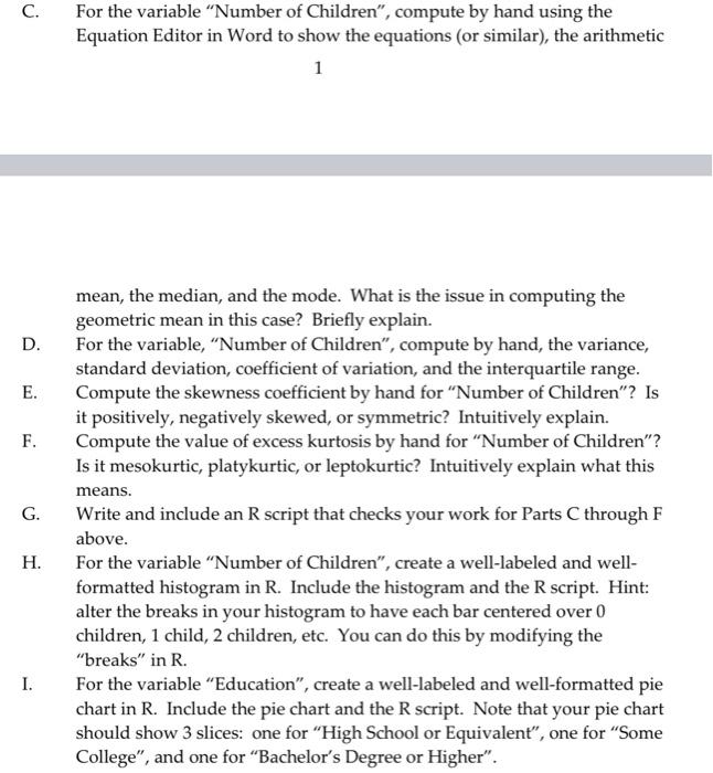 Solved Categorizing, Summarizing, and Displaying Data | Chegg.com