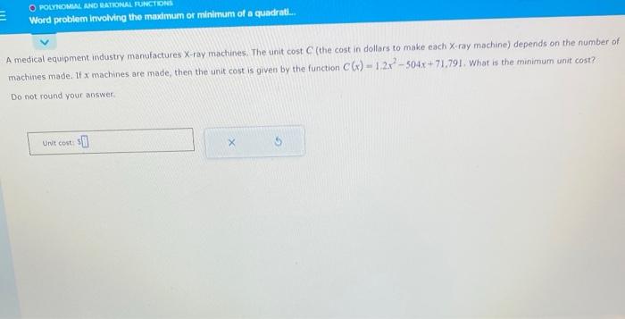 Solved A medical equipment industry mamulactures X-ray | Chegg.com
