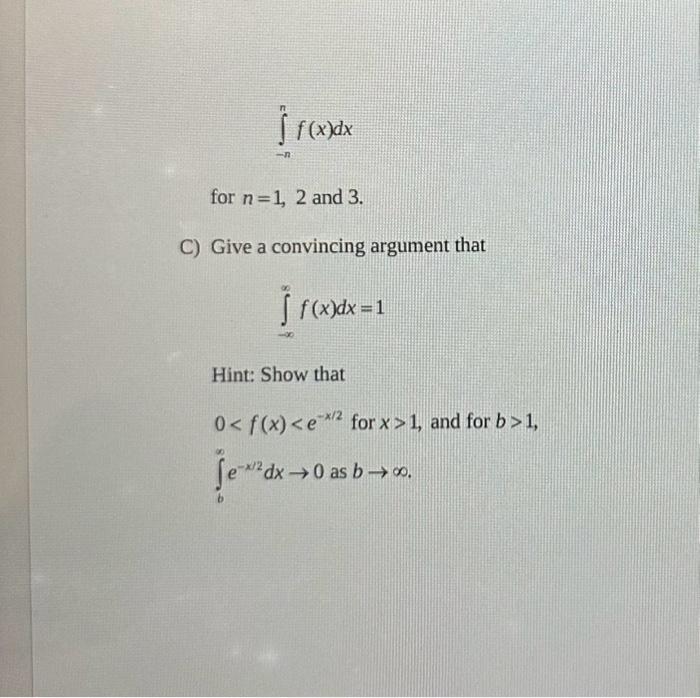 Solved I need step by step for only part C to show that the | Chegg.com