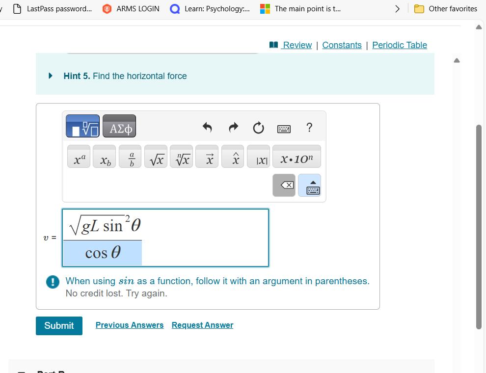 The answer is correct except for the form. The note | Chegg.com