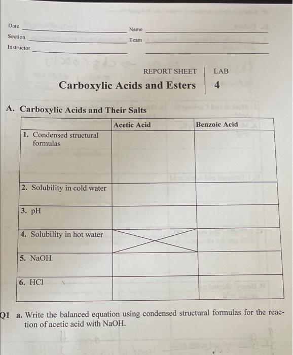 Solved Date Name Section Team Instructor LAB REPORT SHEET | Chegg.com Solved Date Name Section Team Instructor LAB REPORT SHEET | Chegg.com