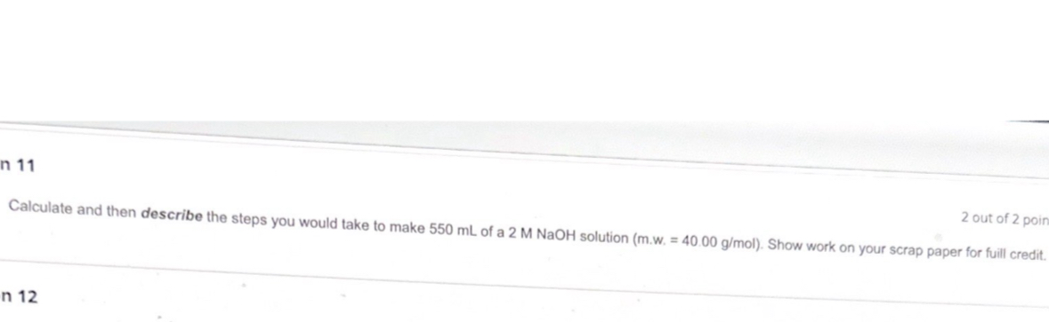 Solved Calculate and then describe the steps you would take | Chegg.com